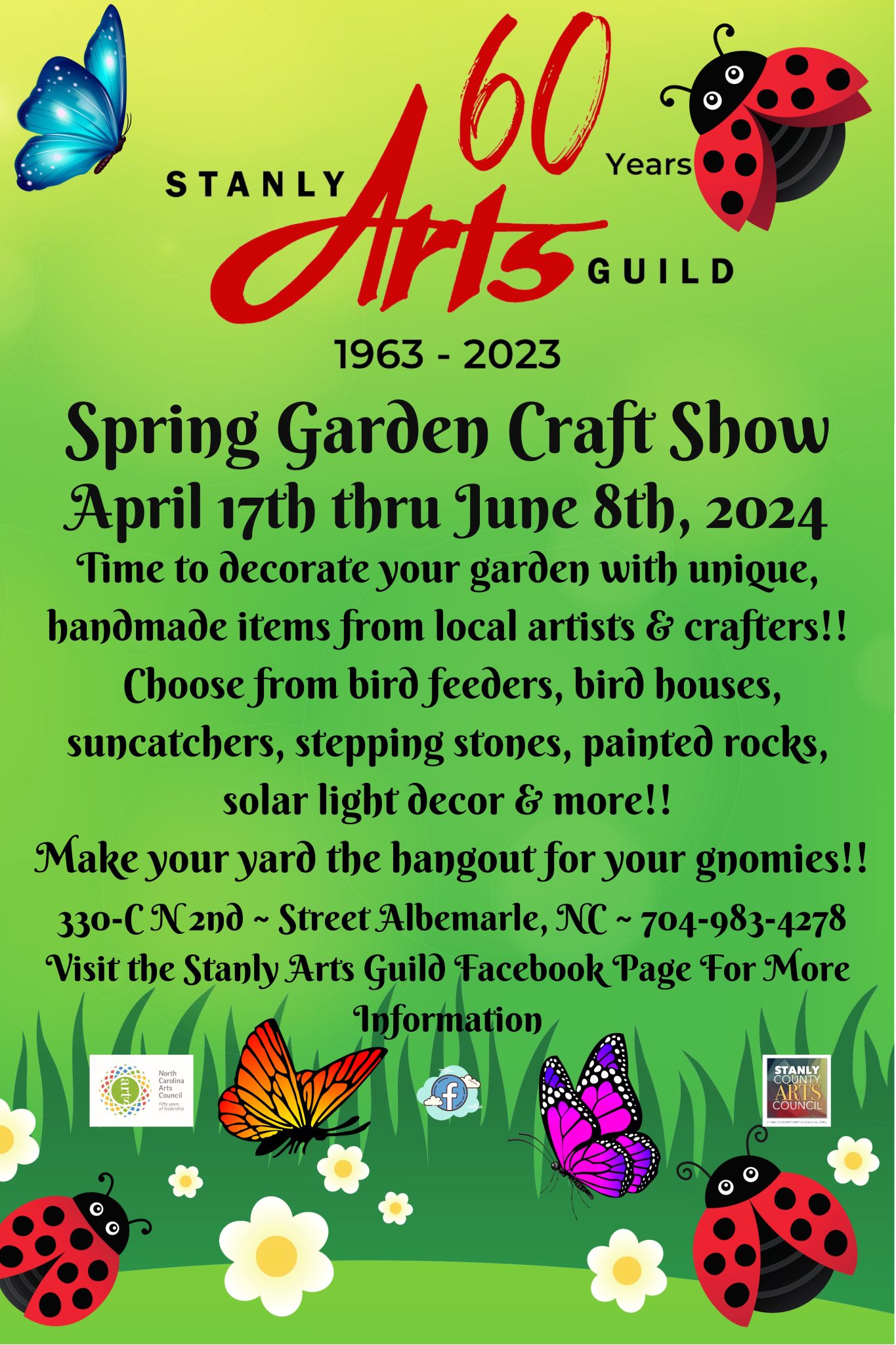 Stanly Arts Guild 2024 Spring Craft Show - Stanly County Arts Council